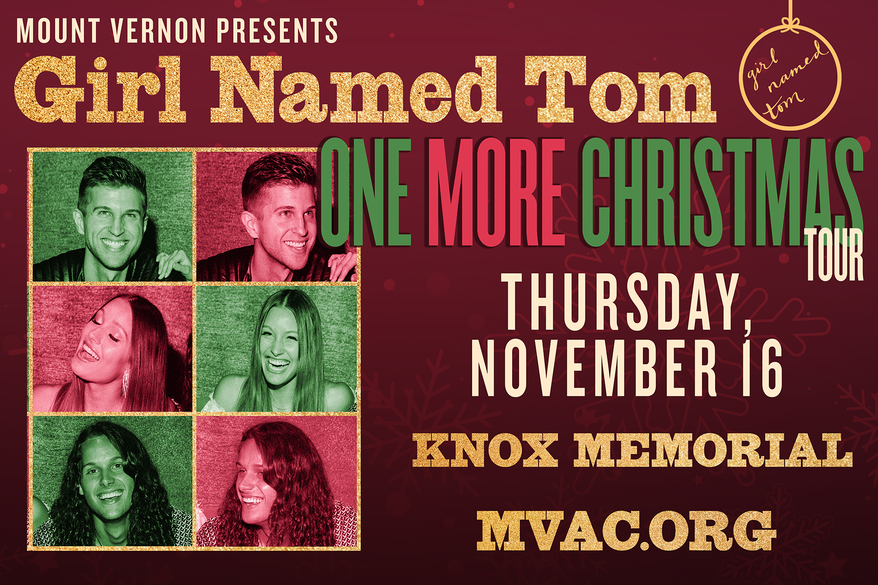 Girl Named Tom takes center stage at Memorial Theater