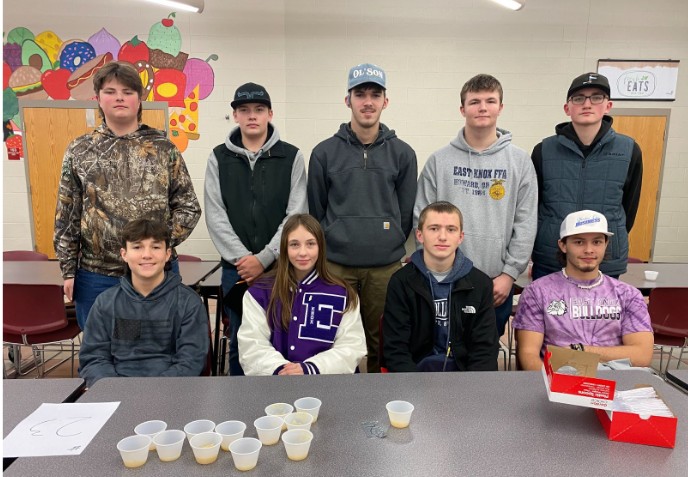 East Knox FFA wins District Food Science CDE