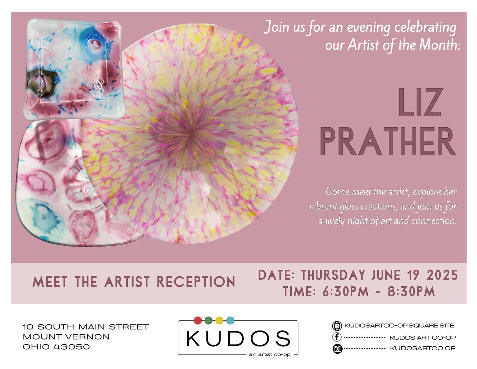 Meet the Artist event features Liz Prather on June 19