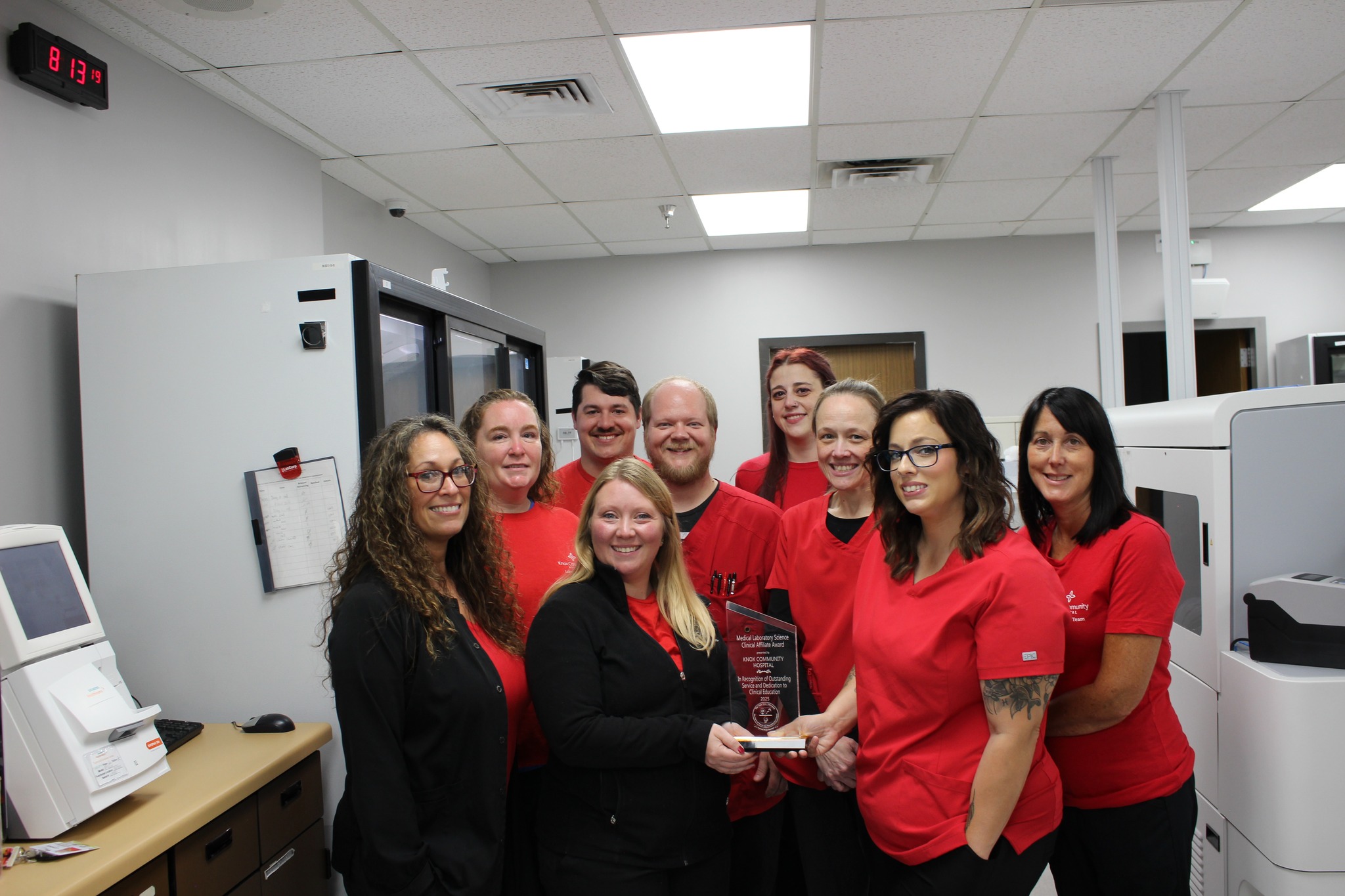 Knox Community Lab receives Clinical Affiliate award