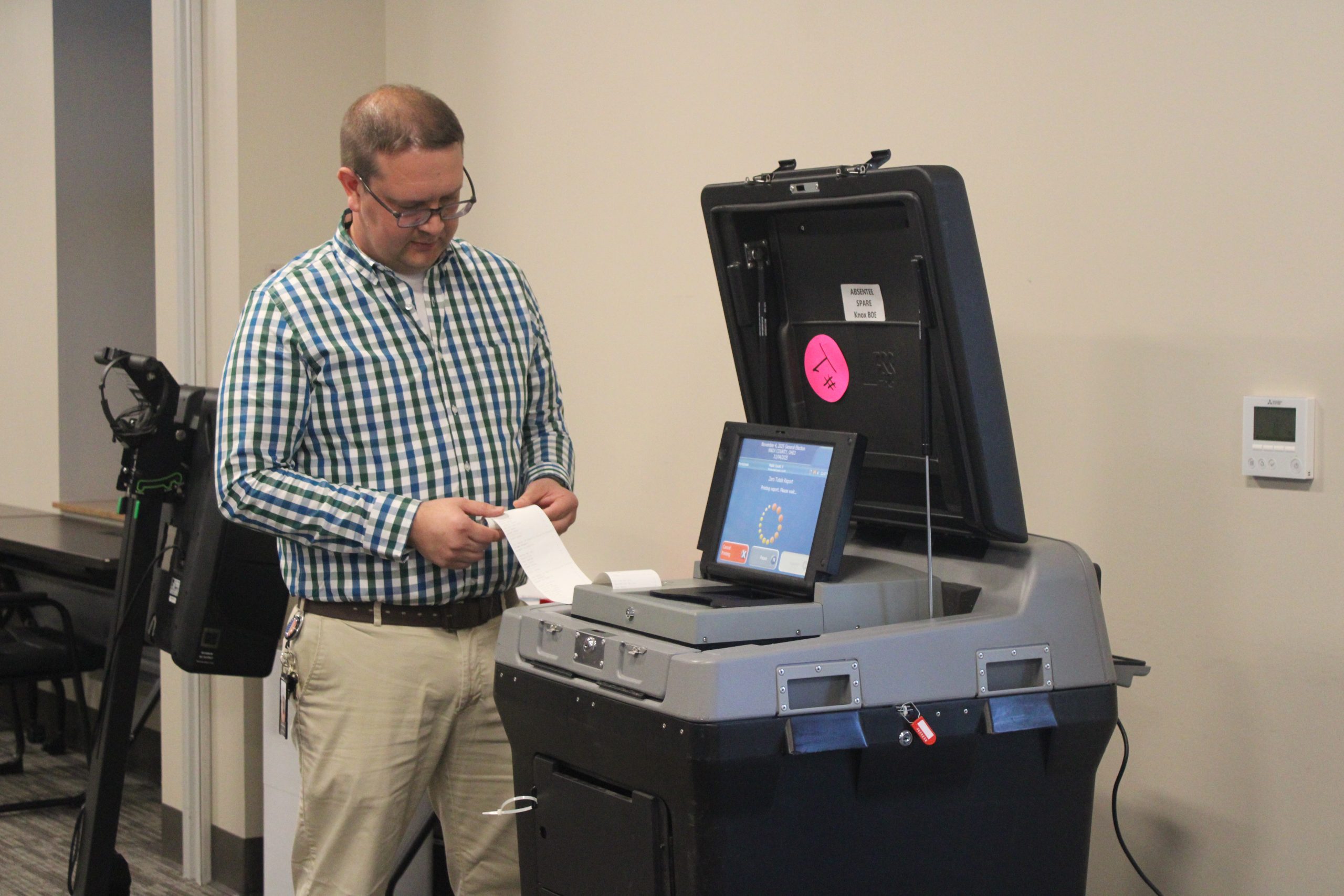 Equipment testing safeguards a secure election for Knox County voters