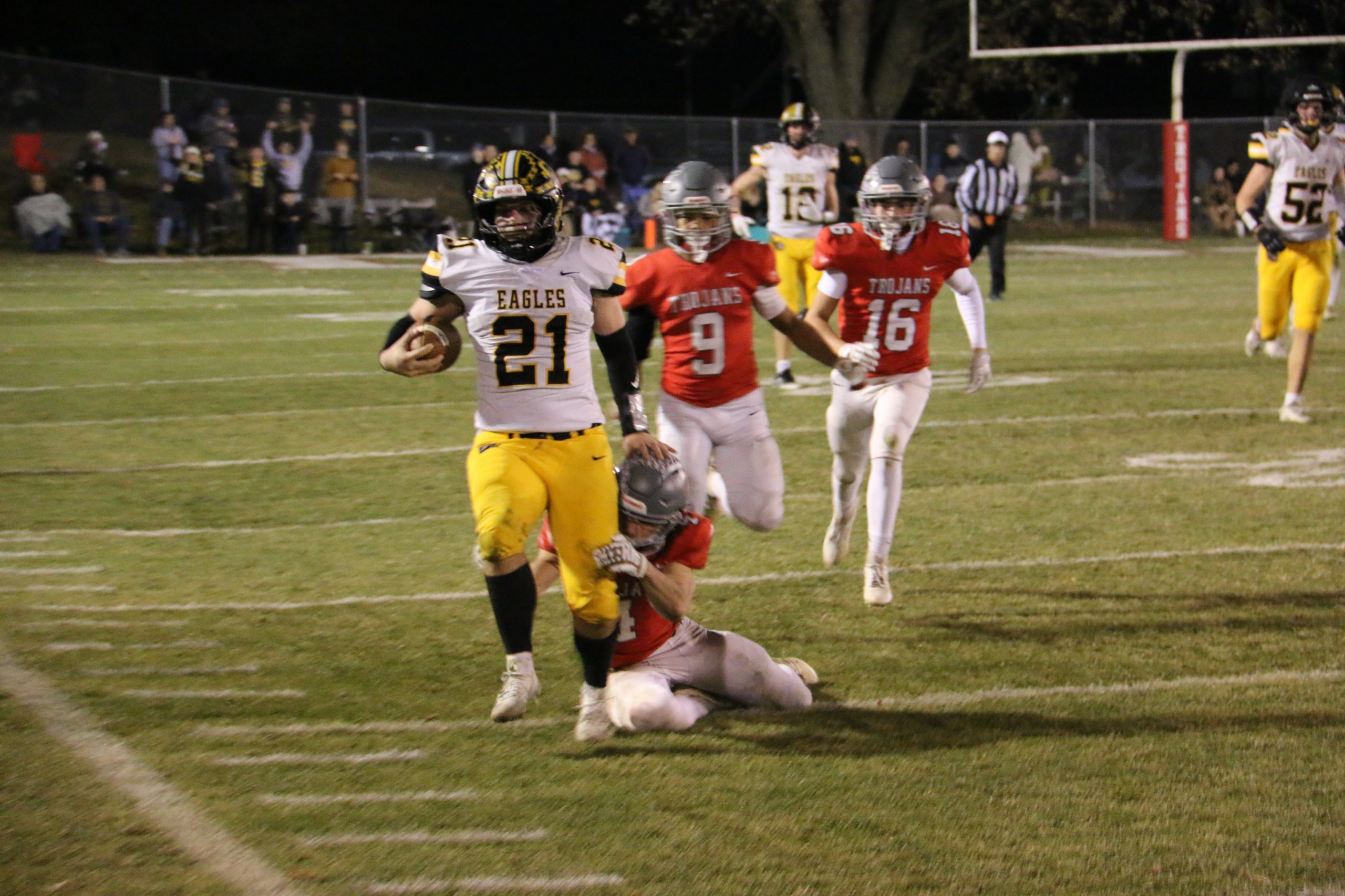 Col. Crawford flies by Centerburg in offensive masterpiece