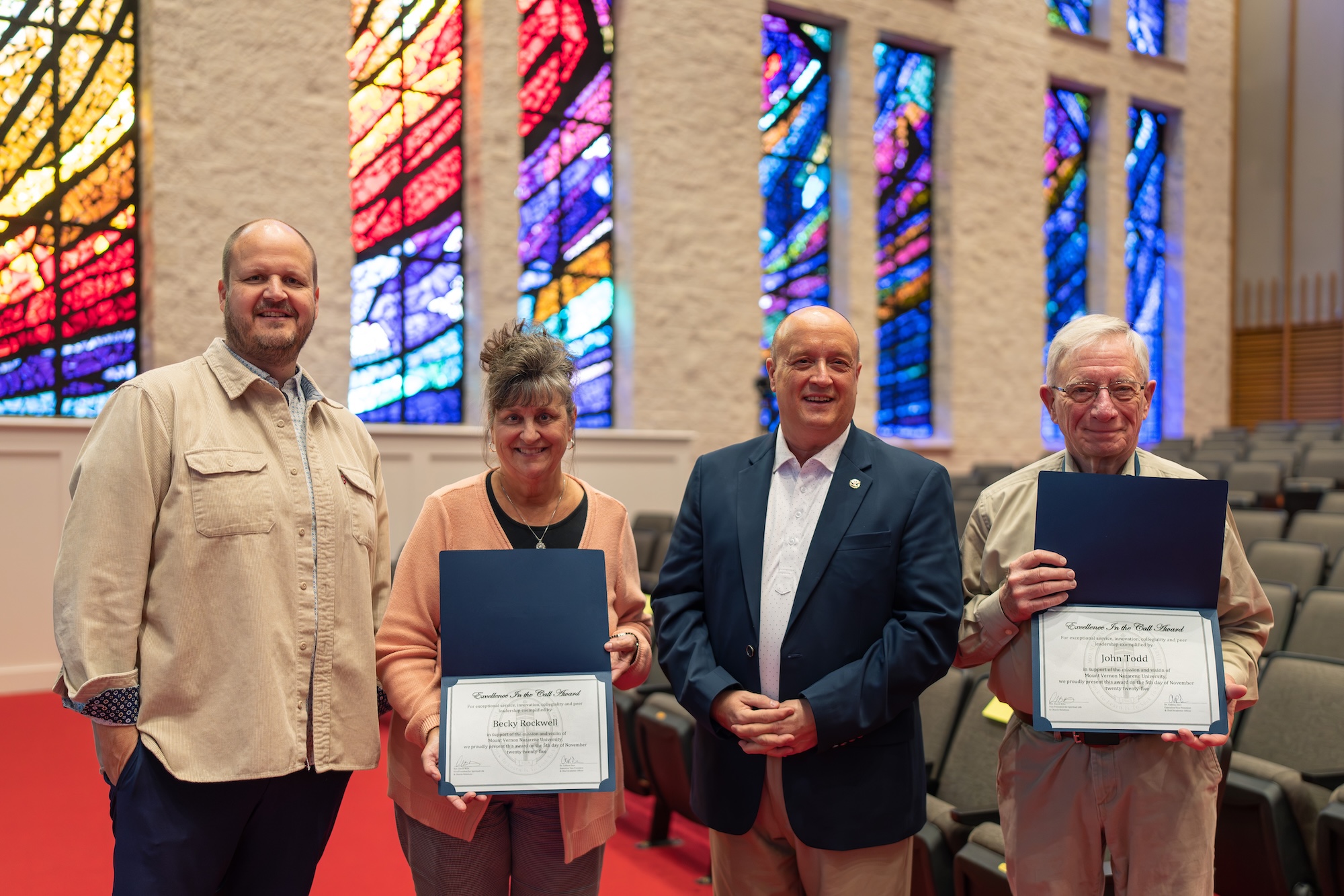 MVNU honors Rockwell and Todd