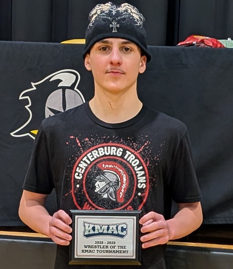 Centerburg's Climer wins Most Valuable Wrestler in KMAC tournament